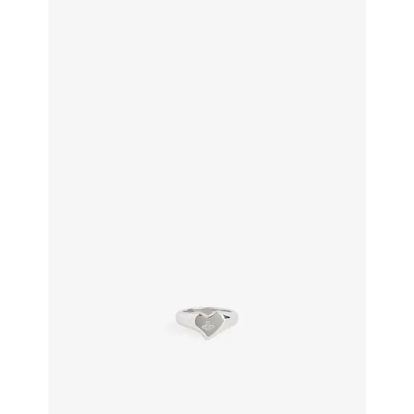 Vivienne Westwood Marybelle Heart Ring - Rhodium (925) | Editorialist